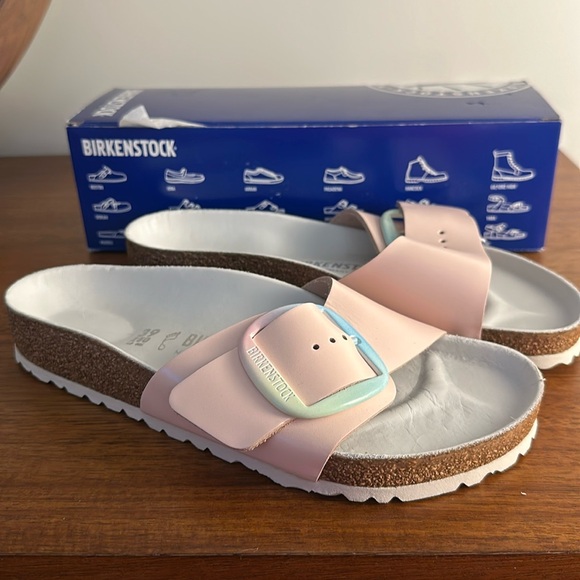 Birkenstock | Shoes | Birkenstock Madrid Big Buckle Light Pink Ombr | Poshmark